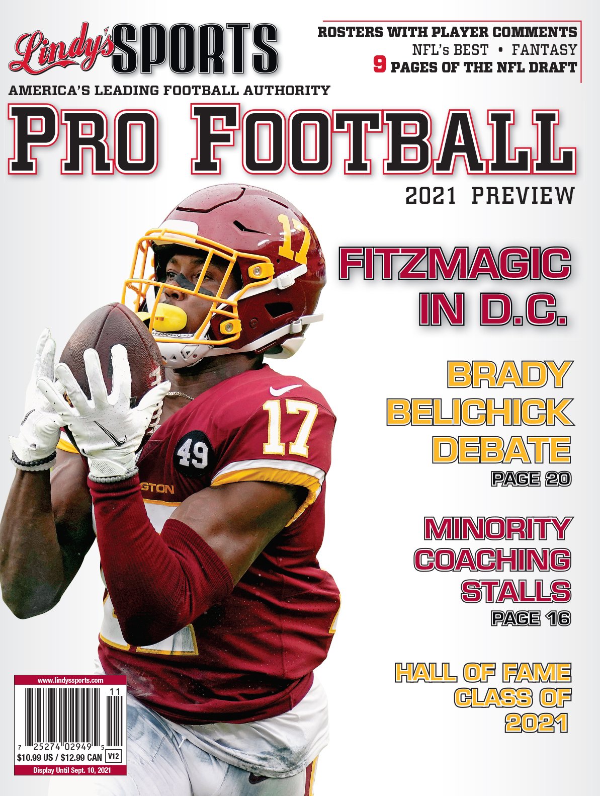 NFL preview magazines optimistic on Washington’s chances in 2021 | Jake ...